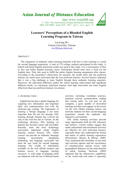 Asian Journal of Distance Education
