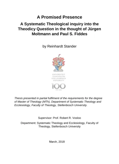 A promised presence : a systematic theological inquiry into the ...
