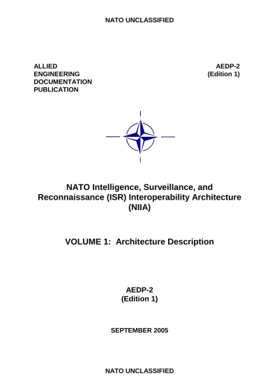 NATO Intelligence, Surveillance, and Reconnaissance (ISR ...