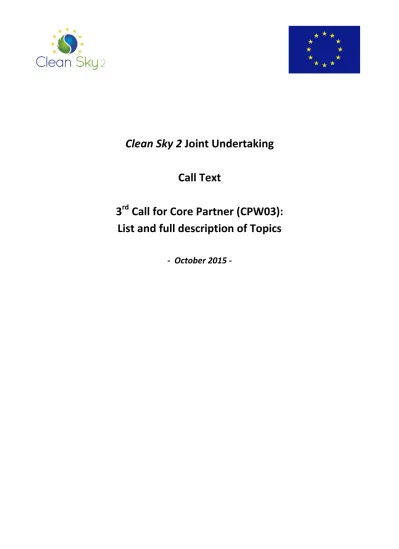 Clean Sky Joint Undertaking: Joint Undertaking Aviation – KYDS