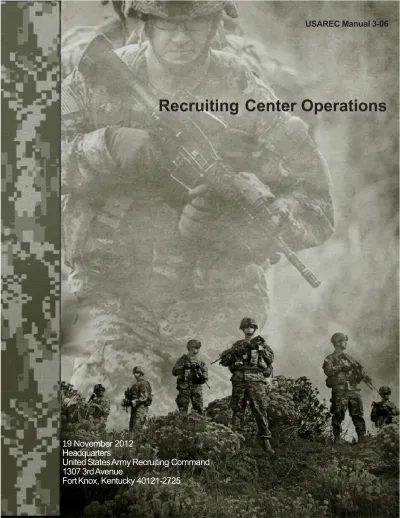 Prospecting Analysis - USAREC Manual 3-06 Recruiting Center Operations