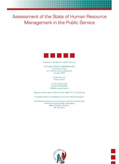 LEGISLATIVE AND REGULATORY FRAMEWORK - Legislative Framework