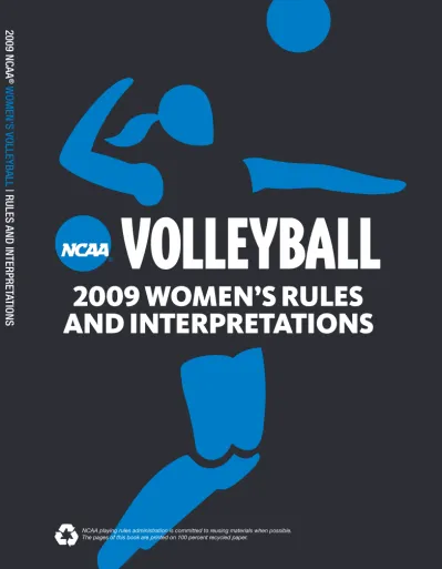 Deciding Set Scorekeeping Procedures - 2009 NCAA WOMEN S VOLLEYBALL ...