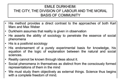 LOUIS WIRTH (1897-1952) - Urban Sociological Theories