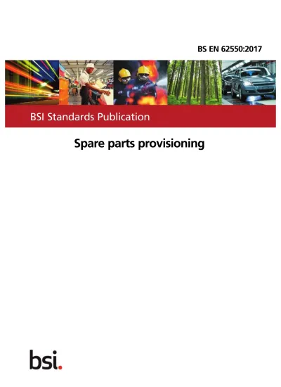 Illustrated parts catalogue (IPC) - BS EN 62550 2017