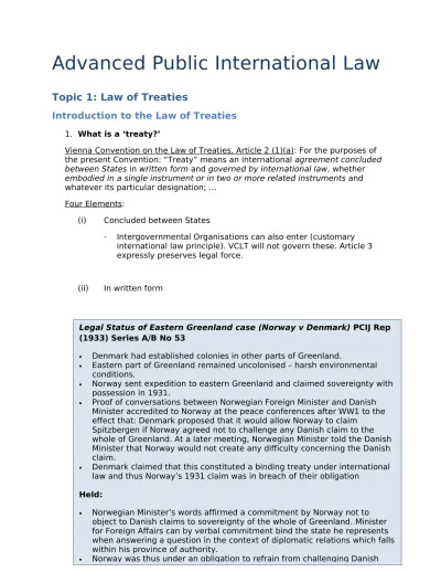 Internal Waters - Territorial sea - Advanced Public International Law ...
